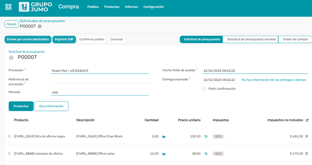 Gestiona tus procesos de compra con el módulo de Compras | Jumo